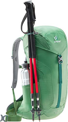 Deuter AC Lite 18 Men's 18 Liter Backpack with Lightweight Steel Frame and Ergonomical Straps | Hydration Compatible, Ventilated Back and Rain Cover for Day Hikes - Leaf