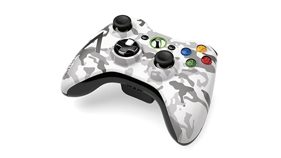 Xbox 360 Wireless Controller - Arctic Camouflage (Renewed)