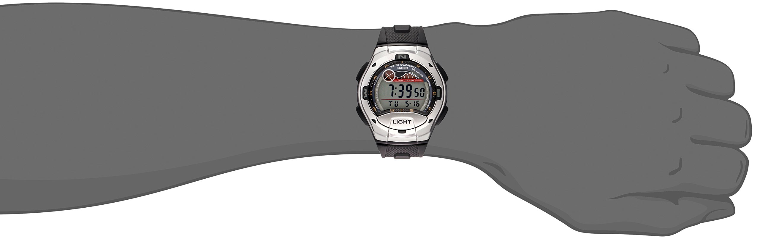 Casio Men's Casual Sport Watch (W753-1AV)