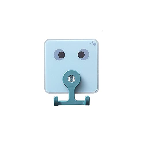 GOOFFY Door Metal Hooks for Hanging Shower, Bathroom, Kitchen, Glass Door, Mirror, Ceramic Tile Suction Cup Hook-no Punching, Double headhooks Hanger