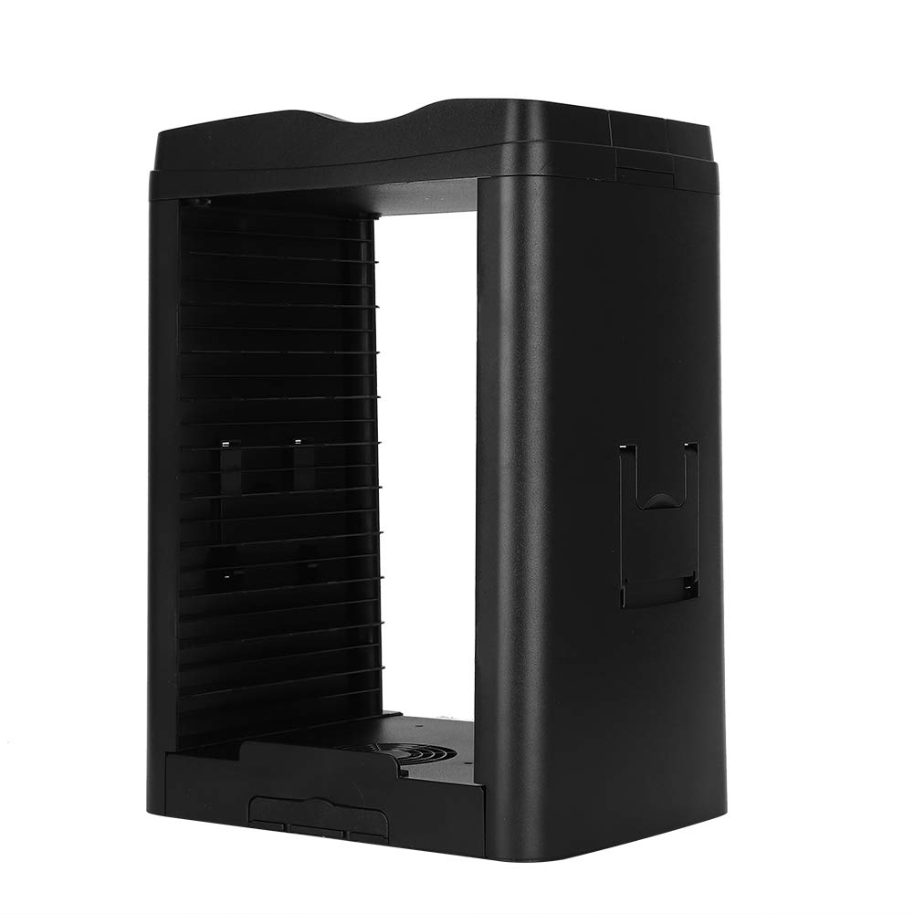 Game Controller Charger Station, Cooling Base, CD Storage Rack, Games Disc Storage Tower, Dual Gamepad Charger Dock, for Xbox ONEX/Slim Host