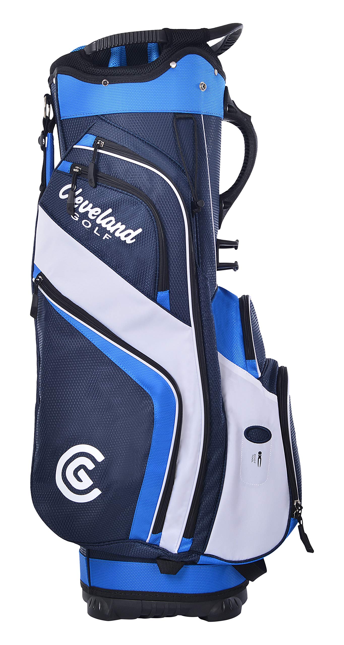 Cleveland Golf Cart Bag, Navy/Royal/White, Large