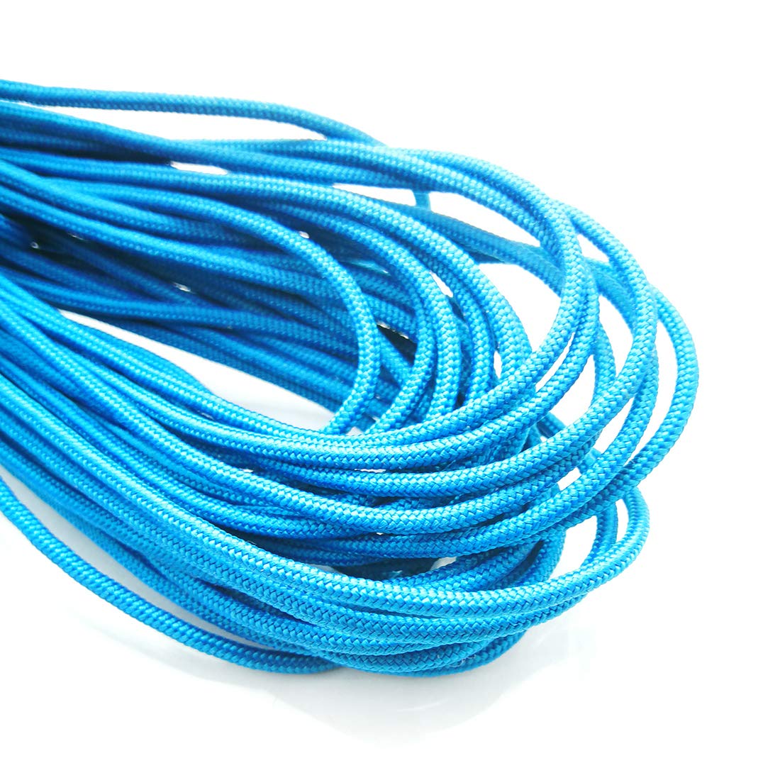 CUPID 12 Feet Archery D Loop Rope Bow String Release Nock Durable Wire U Nok Ring Nocking Loop Buckle, 2.4mm 0.09 in