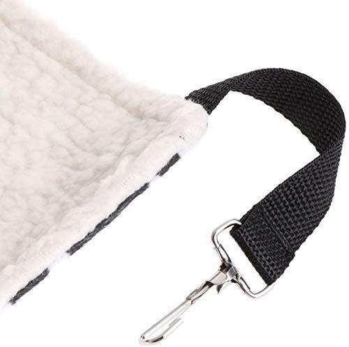 Litewoo Pet Cotton Hammock, Hanging Bed Warm Hammock Swing for Bird Parrot Rat Sugar Glider Chinchilla Squirrel Guinea Pig