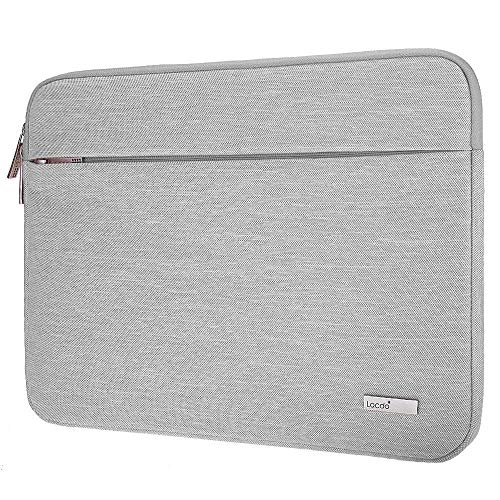 Lacdo 13 inch Laptop Sleeve Case for 13 inch MacBook Air M2 A2681 M1 A2337 A2179 A1932 2018-2022 | 13" New MacBook Pro M2 M1 A2338 A2251 A2289 A2159 A1989 A1706 | 12.9" New iPad Pro Computer Bag, Gray