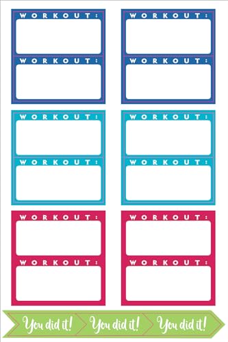 Essentials Health & Fitness Planner Stickers (Set of 325 Stickers)