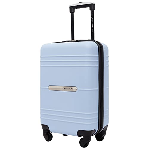Travelers Club Richmond Spinner Luggage, Blue, Carry-On 20-Inch