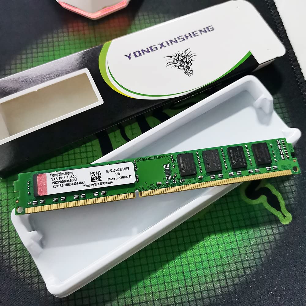 DDR2 2x2GB (4GB Kit) 800MHz UDIMM RAM (PC2-6400) CL6 240Pin 1.8V Non-ECC Unbuffered Compatible All Motherboards Desktop Memory