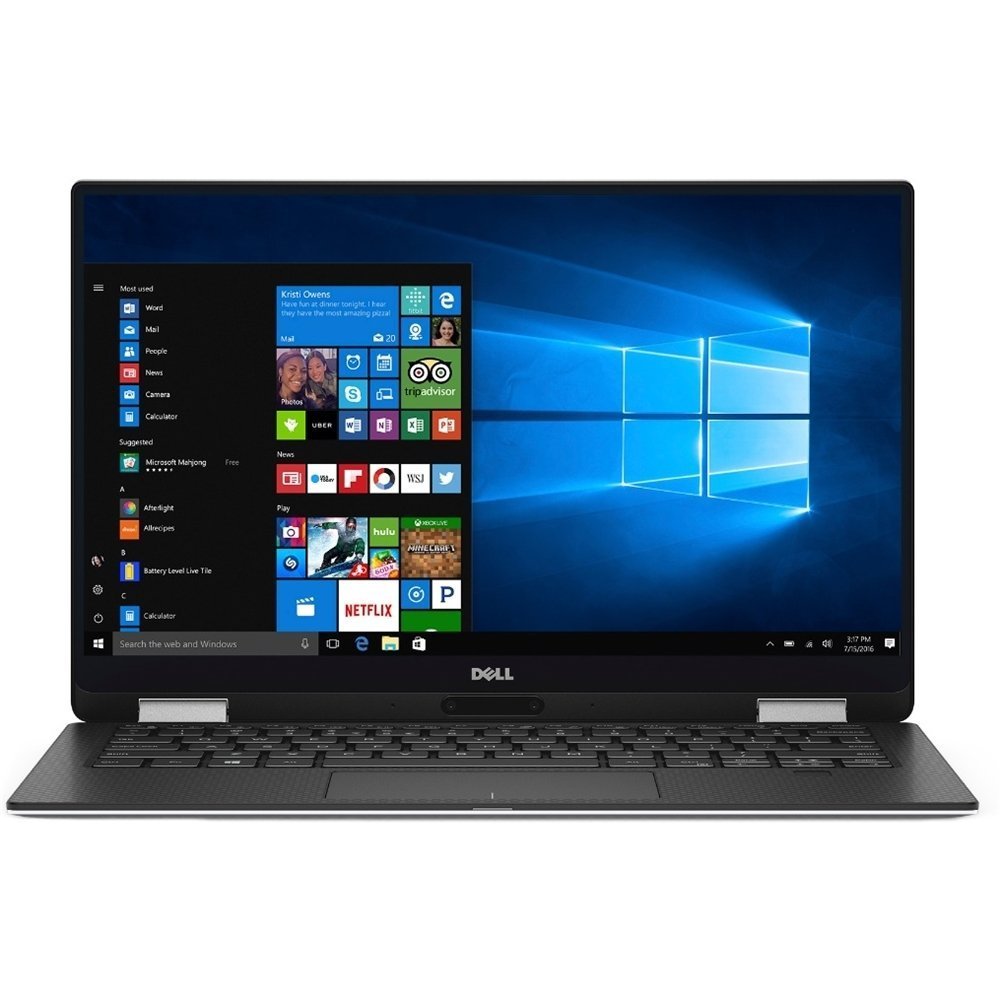Dell XPS 9365 2-in-1 13.3-inch QHD Touchscreen Laptop PC - Intel Core i7-7Y75 1.3GHz, 16GB, 256GB SSD, Bluetooth, Webcam, Windows 10 Pro - Silver (Renewed)