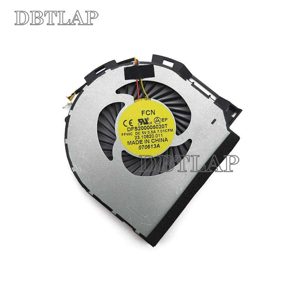 DBTLAP CPU Cooling Fan Compatible for Dell Inspiron 17-7737 17R (7737) P/N: DFS200005020T FFWC 0RMC3 00RMC3 Cooler