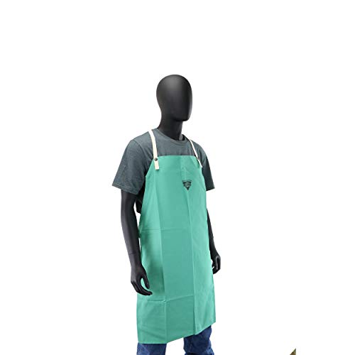 IRONCAT unisex adult Bib Flame Resistant Welding Apron, Blue, 24 x 36 US