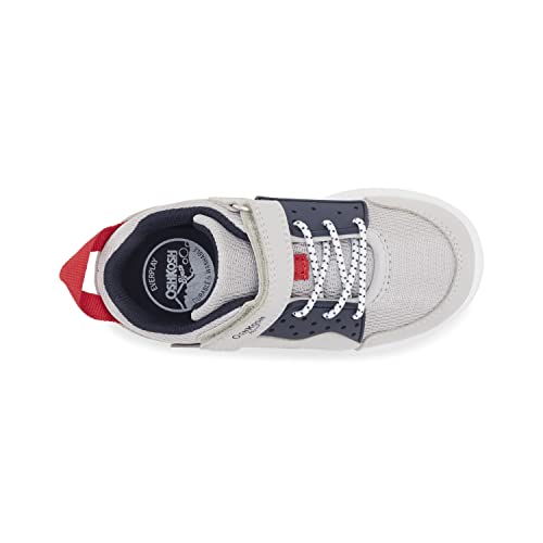 OshKosh B'Gosh Boy's Jago Sneaker, Grey, 11 Little Kid