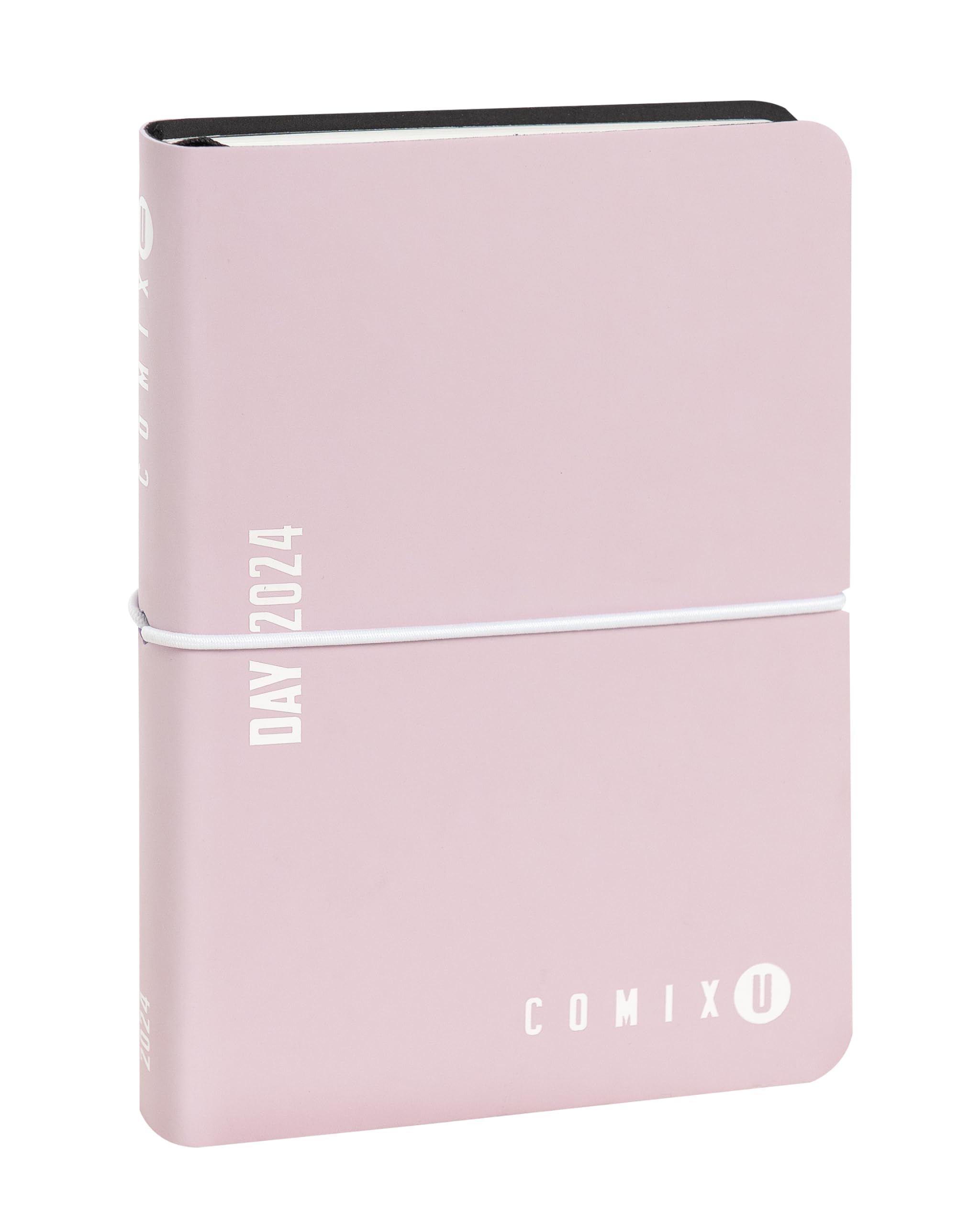 COMIX U, Mini 2024 Daily 12 Month Diary with Calendar, Planner, Space for Notes and Notes β 11 x 15.3 cm β Lilac