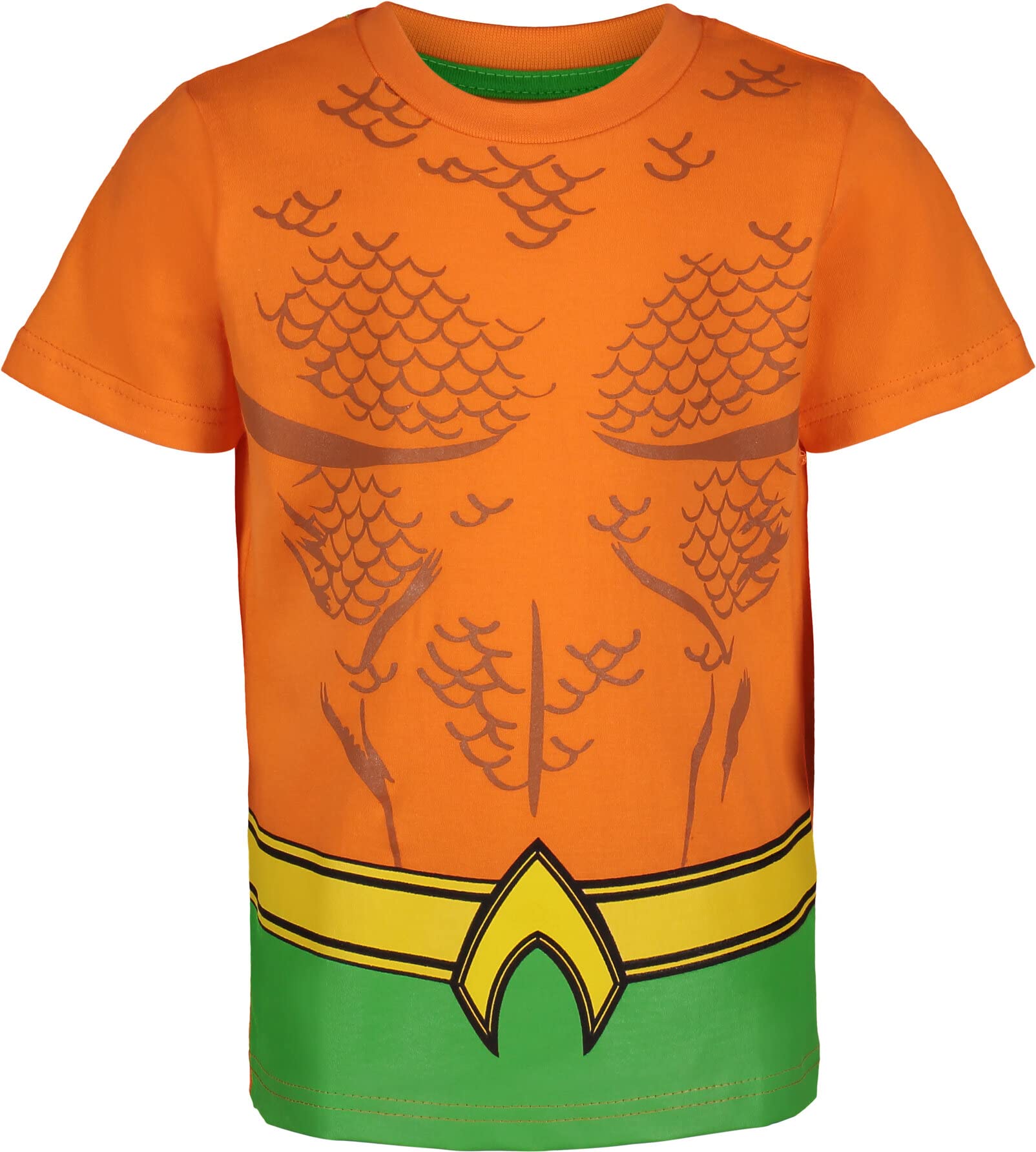 DC Comics Justice League Aquaman Green Lantern The Flash Big Boys 5 Pack T-Shirts Logo Multicolored 8