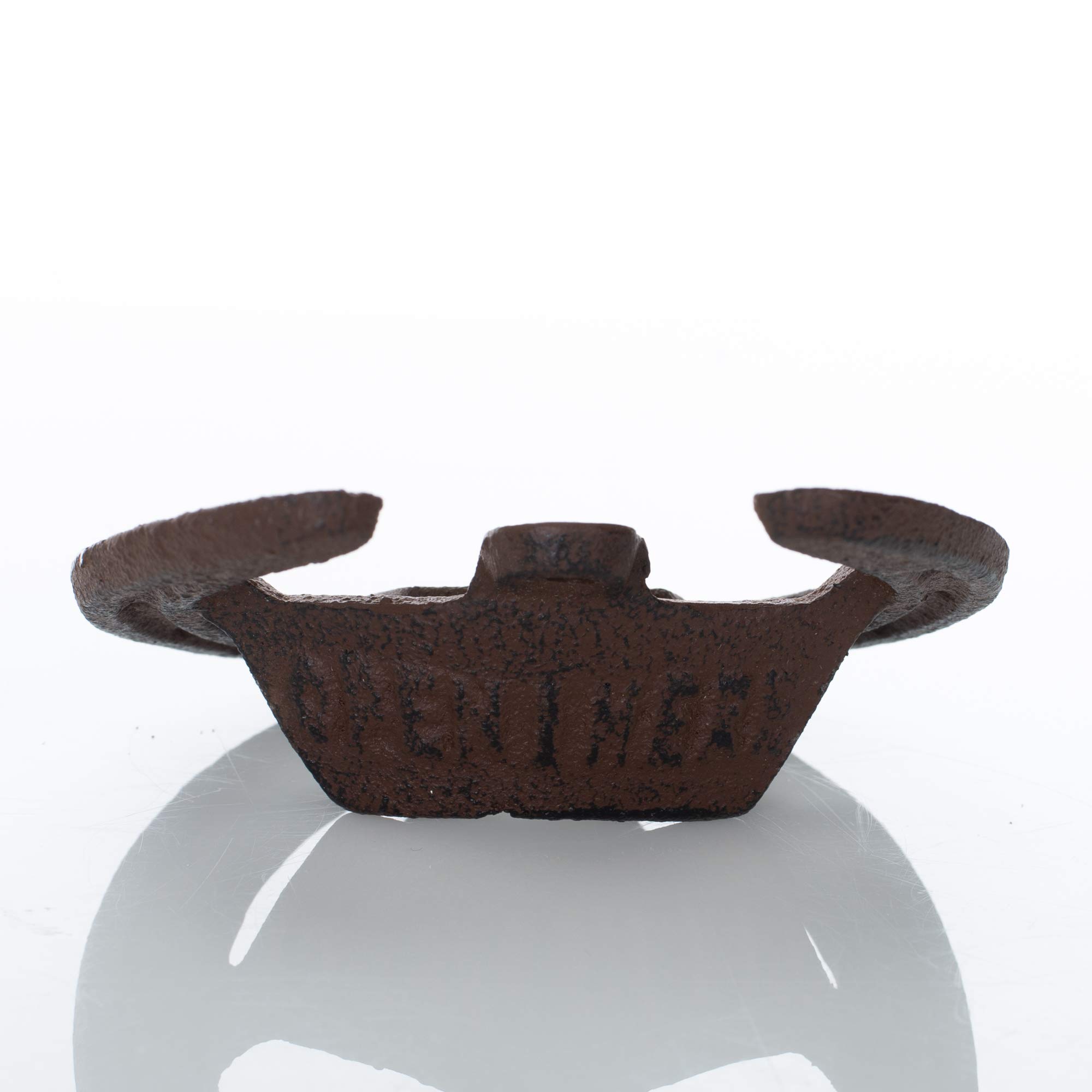 Giftcraft 086512 Horseshoe Design Rustic Brown Wall Mount Bottle Opener, 4.5 Inches Height, Cast Iron Metal