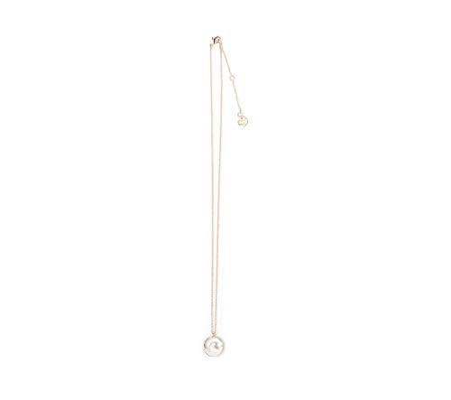 Pura Vida Rose Gold Stone Wave Necklace - Brass Base, Exclusive Design - 16 Inches, 2-Inch Extender