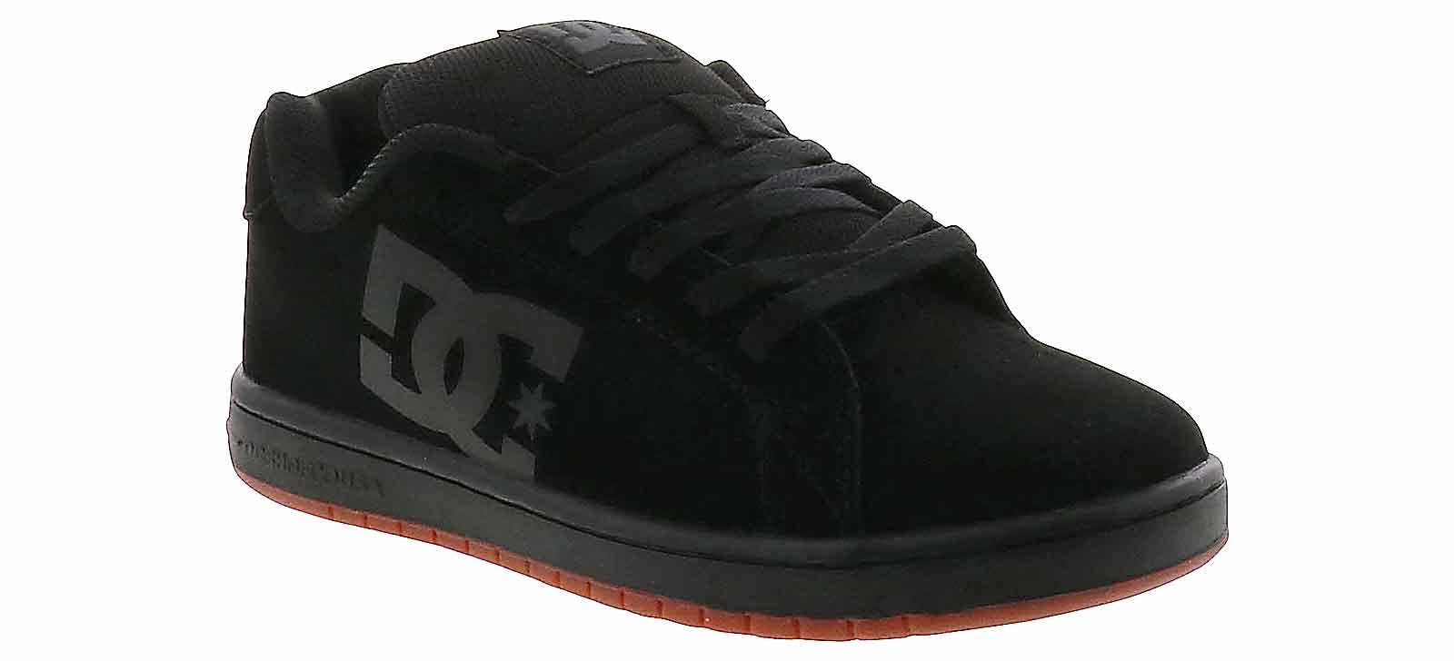 DC Gaveler Casual Low Top Skate Shoes Sneakers Black/Gum 9 D (M)