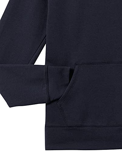 Daily Ritual Women's Terry Cotton and Modal Relaxed-Fit Long-Sleeve Hooded Sweatshirt, Navy, X-Large
