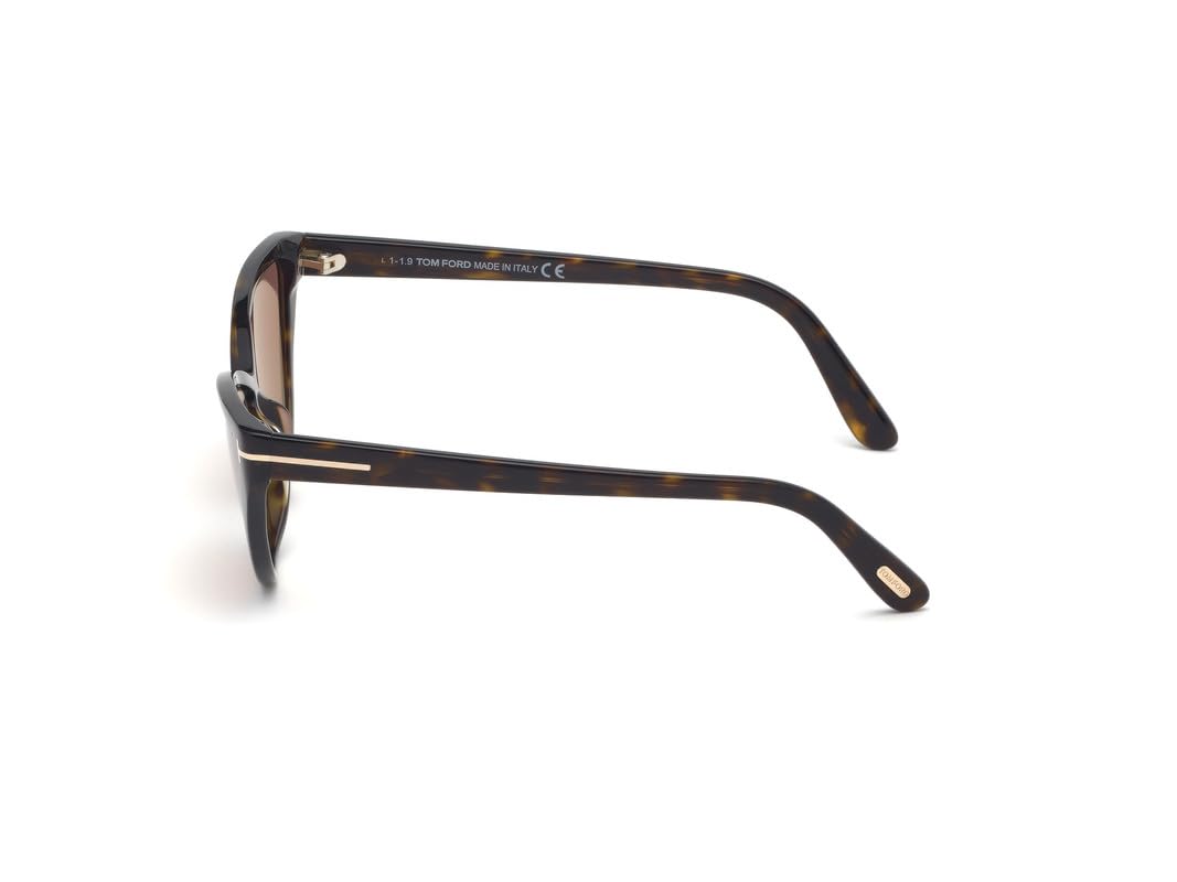 Tom Ford Cateye Sunglasses TF740 Charlie-02 52E Dark Havana 56mm FT0740