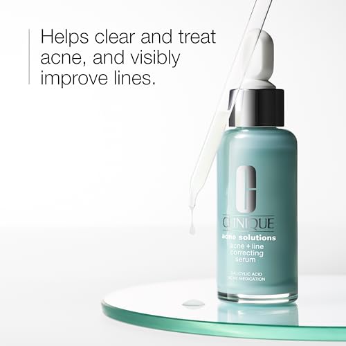 Clinique Acne Solutions Acne + Line Correcting Face Serum with Salicylic Acid, 1 fl. oz.