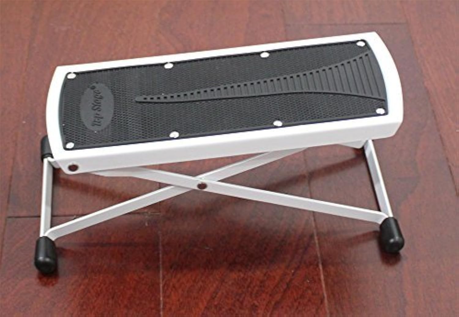 Top Stage 6-Position Height Adjustable Guitar Foot Rest, Color White