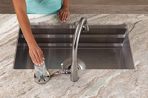 Delta Faucet Glass Rinser for Kitchen Sinks, Kitchen Sink Accessories, Bar Glass Rinser, SpotShield Stainless GR150-SP