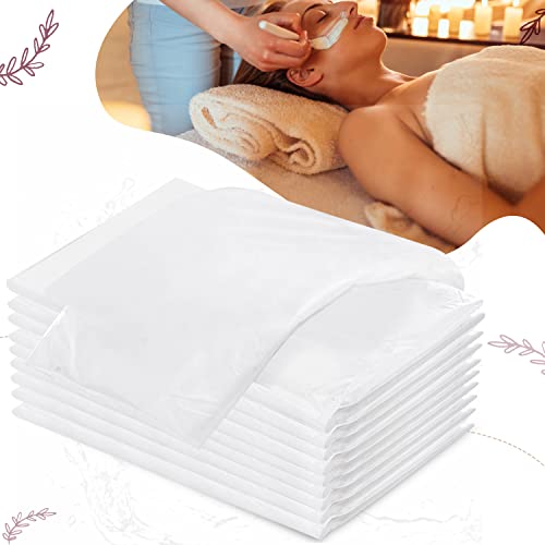 Noverlife 25PCS Disposable Fitted Massage Table Sheets Spa Bed Covers, Breathable Non Woven Fabric Massage Table Protective Cover, Single Use for Beauty Salon Facial Body Skincare Treatments