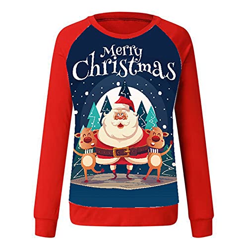 GuangYuan Women Long Sleeve Tops Round Neck Pullover Shirts Large Size Slouchy Sweatshirt Flowy All-match Pullovers Fall Sweatshirt