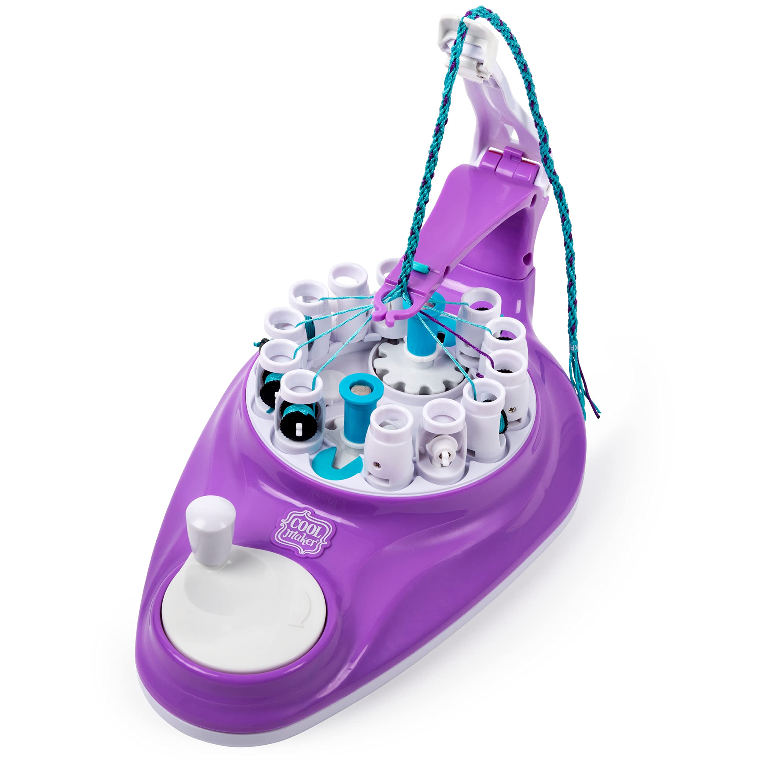 Cool Maker, 2-in-1 KumiKreator, Necklace and Friendship Bracelet Maker Activity Kit, for Ages 8 and Up