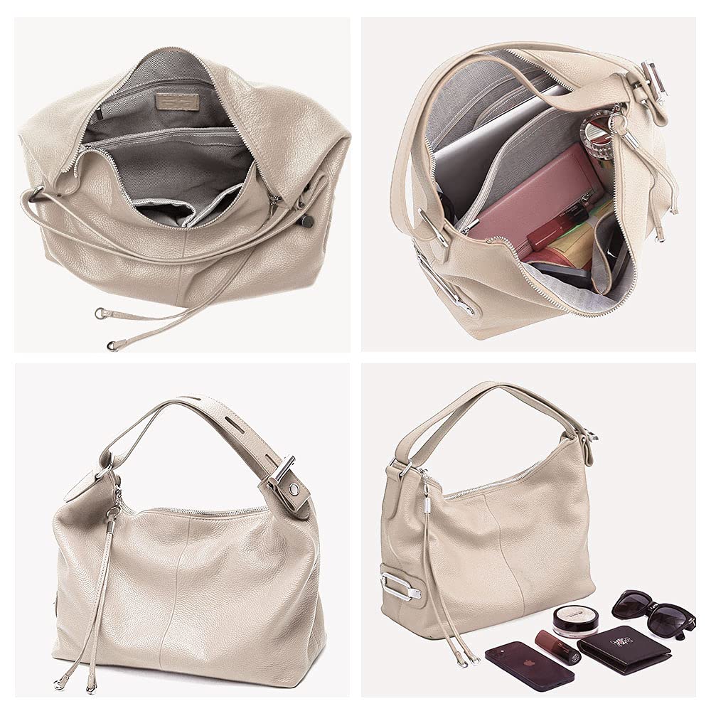 zency 6 Colors Fashion 100% Real Genuine Leather Women Shoulder Bag Handbag Lady Casual Tote