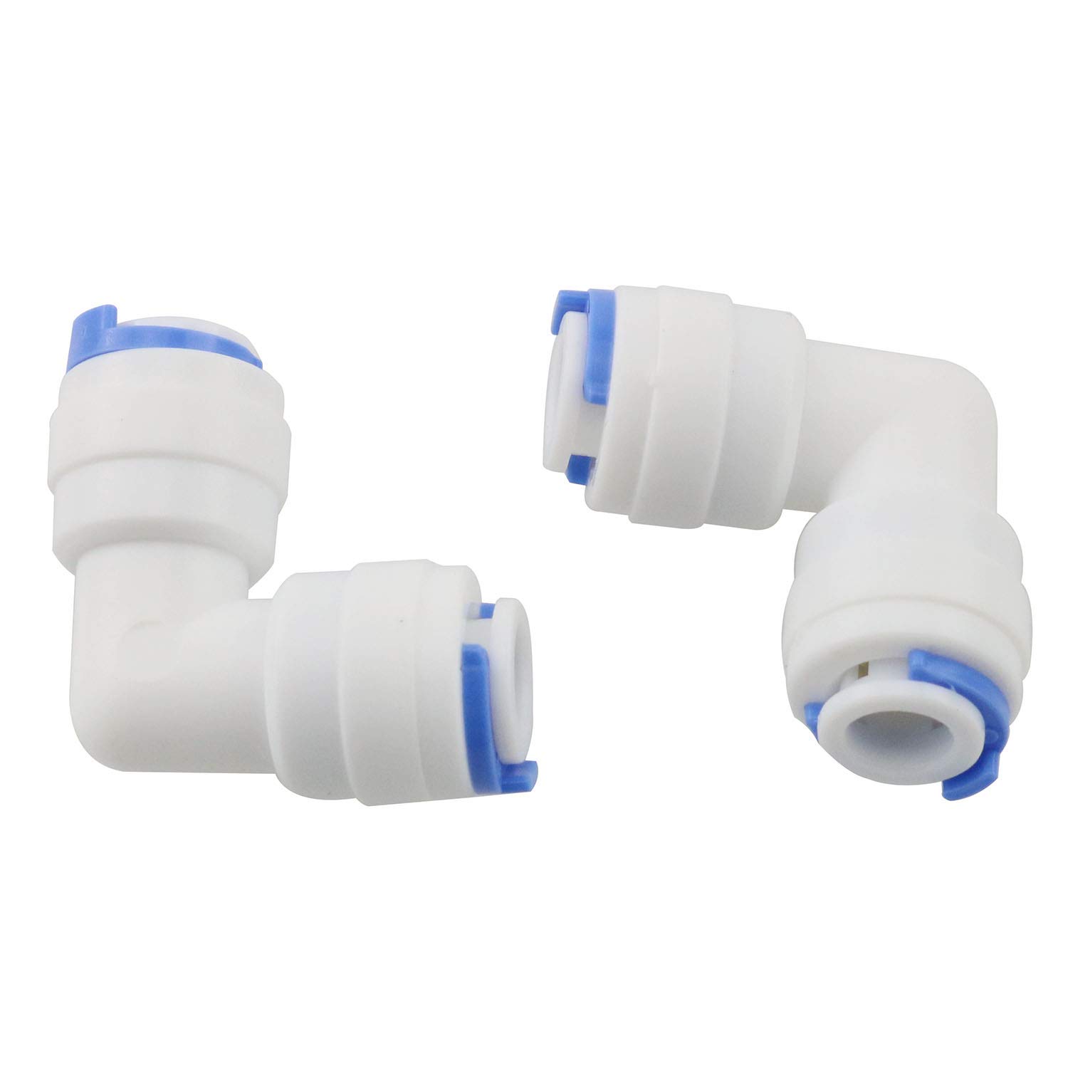 DGZZI 8PCS Push-in Quick Connectors For RO Water Reverse Osmosis System L Type Connect