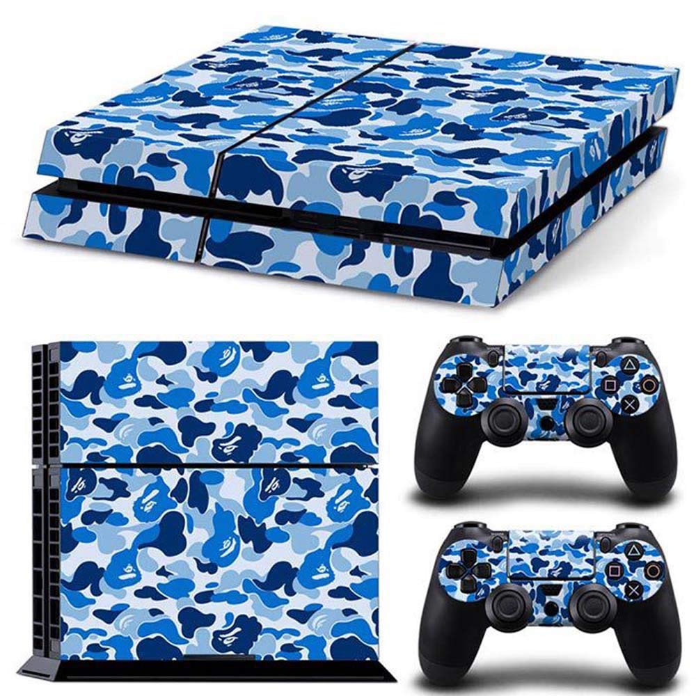 ZEXIN Camouflage for PS4 Controller Skin Vinyl Sticker Decal Cover Decal Console Sticker Gamepad Stickers Consoles Skin Wrap Vinyl Dticker(5)