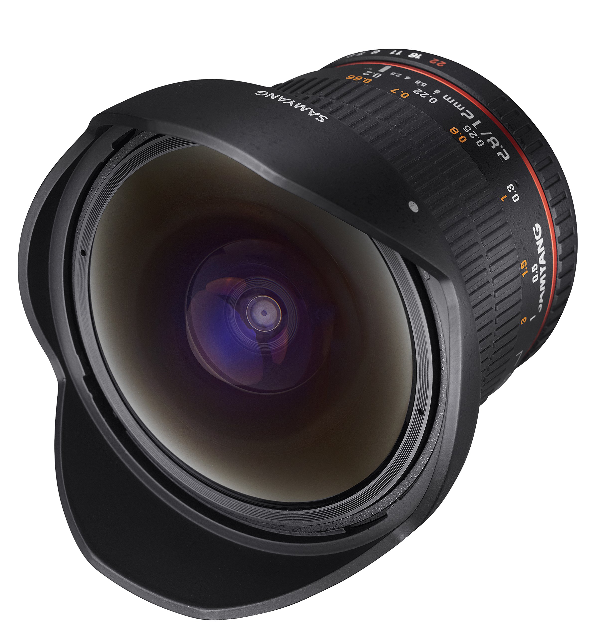 Samyang 12mm F2.8 Ultra Wide Fisheye Lens for Nikon DSLR Cameras - Full Frame Compatible