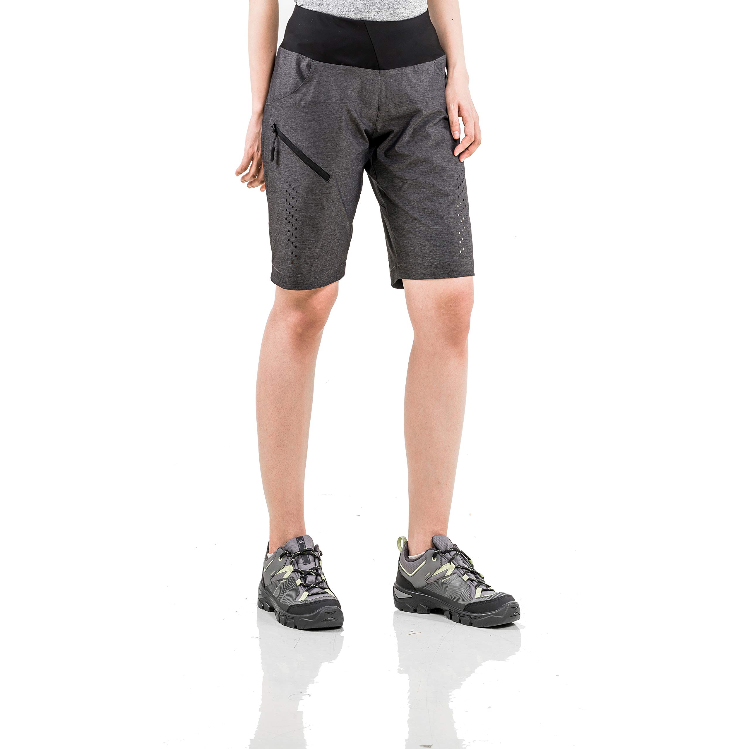 Cycorld-Women's-Hiking-Shorts-Quick-Dry-Lightweight-for-Outdoor-Camping-Travel-Shorts (Grey, Large)