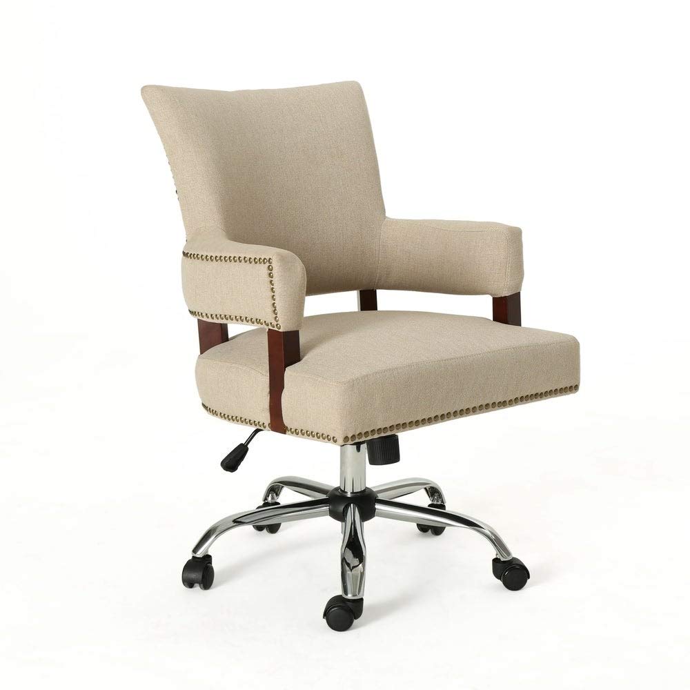 Christopher Knight Home Bonaparte Traditional Home Office Chair by Wheat