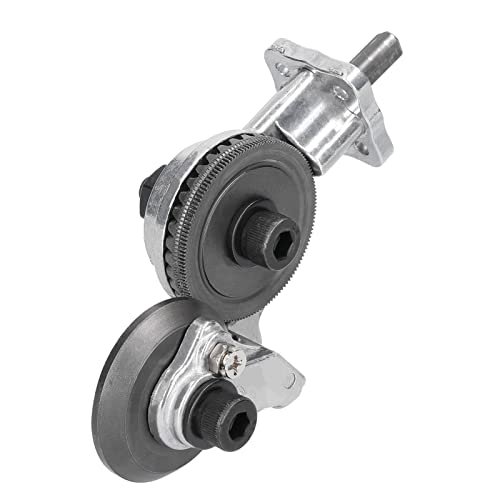Geevorks Electric Drill Plate Cutter, 2024 New Metal Nibbler Drill Attachment with Adapter 0.8mm, DIY Metal Drill Attachment for Cutting Iron, White Sheet, Steel,Copper, Aluminum