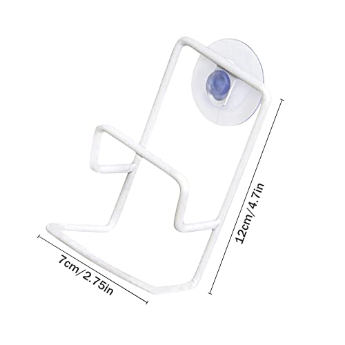 Yoxebo Sponge Holder with Suction Cups,2 Pcs Kitchen Bathroom Sink Storage Organizer Caddy,Small Storage Holder for Sponges Soaps (White)