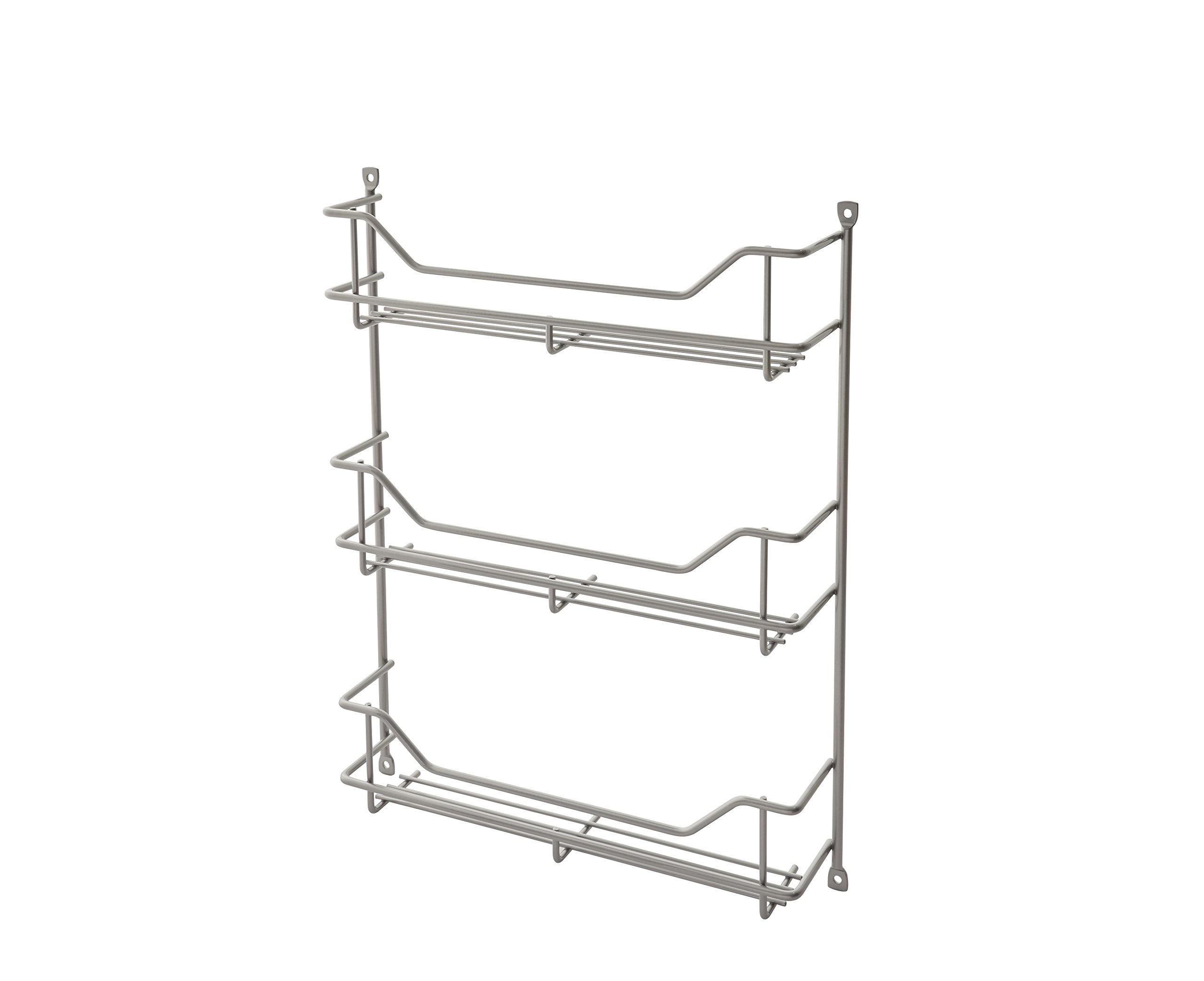 ClosetMaid 32103 Premium Three Shelf Spice Rack, Platinum