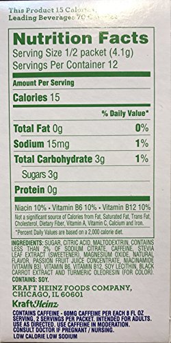 Crystal Light Pure Energy Tropical Citrus Drink Mix, 6 On-the-Go Packets (Pack of 4)_AB