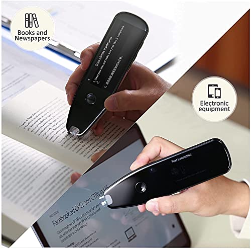 Pen Translation Device, scanning Translation Reading Pen - multilingual Dictionary Pen with Bluetooth/Wi-Fi/AI Voice Assistant| Scan Text and translate | Speak and translate - Wireless and Offline