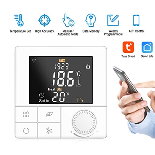 LNYHLXS Tuya Thermostat Floor Heating Boiler Warm Temperature Regulator Smart Life Home Control(Electric Heating)