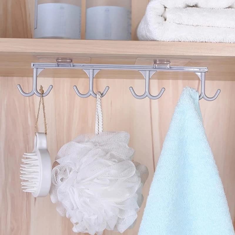 LIRUXUN Kitchen Storage Rack Wardrobe Cabinet Hook Storage Rack Cup Holder Hook Towel Rack (Color : Black-JoJo's Bizarre Adventure1)