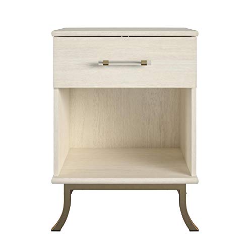 Little Seeds Monarch Hill Clementine White Nightstand, Ivory Oak