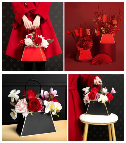 XICHEN 6 Counts/Colors flower gift bag,Florist Bouquet Supplies,DIY Crafts,Gift Packaging or Gift Box Packaging, Waterproof Floral Wrapping