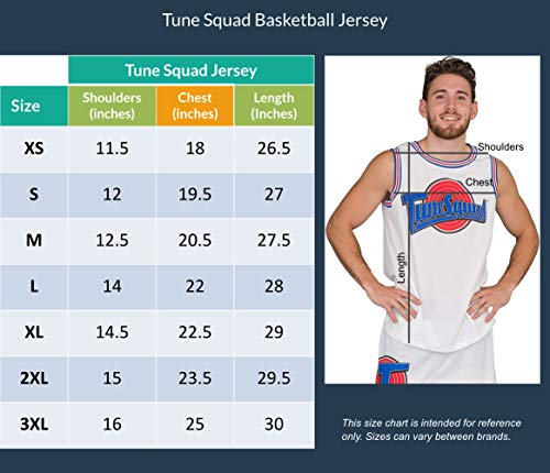 Space Jam Tune Squad Basketball Jersey (X-Large, Sylvester)