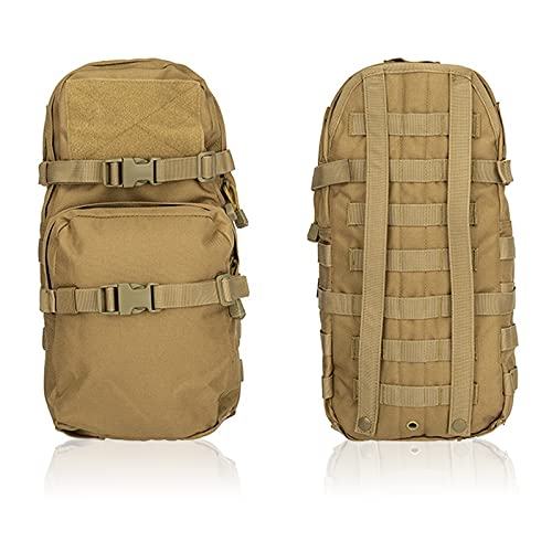 LIVANS Tactical Hydration Pack Nylon, Molle Hydration Carrier Bag Water Reservoir Bag for Tactical Backpack Plate Carrier(Bladder not included)