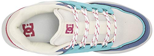 DC Women's DECEL Skate Shoe, Jade Cream 6 medium US