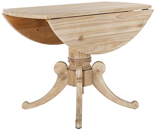 Safavieh Home Forest Traditional Rustic Natural Drop Leaf Dining Table