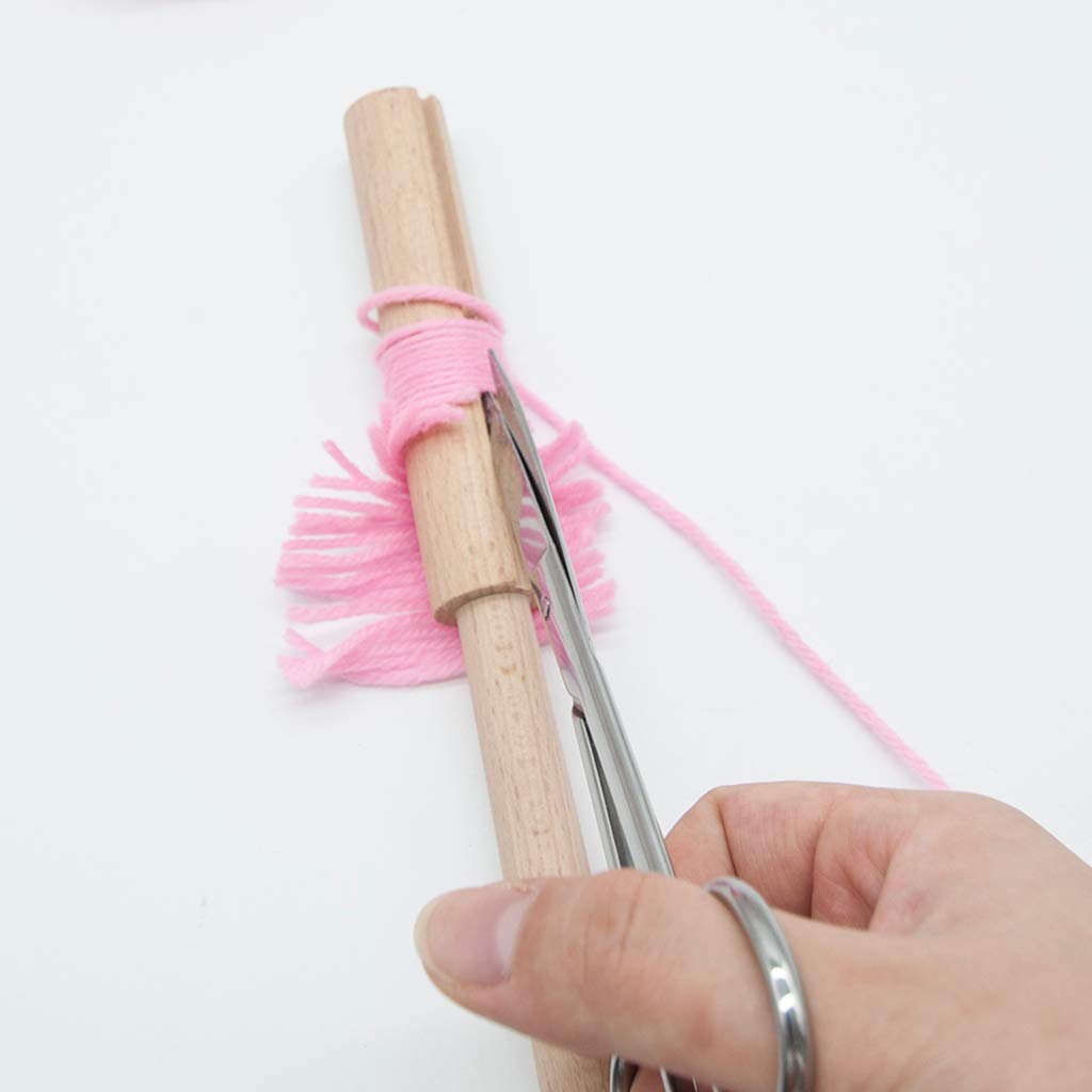 SHUANGSHI Yarn Cutter, Wooden Latch Hook Crochet Yarn Cutter Tool for Tapestry Carpet Rug Making DIY