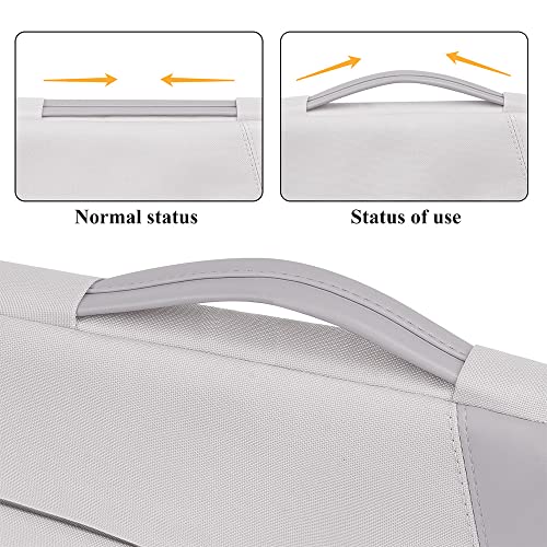 Meolsaek 13 Inch Laptop Sleeve Case Computer Bag for 13 MacBook,MacBook Air, Notebook,Durable Computer Carrying Case for 12.3" Surface Pro,Water-Resistant Hard Shell Case (13 Inch, Gray)